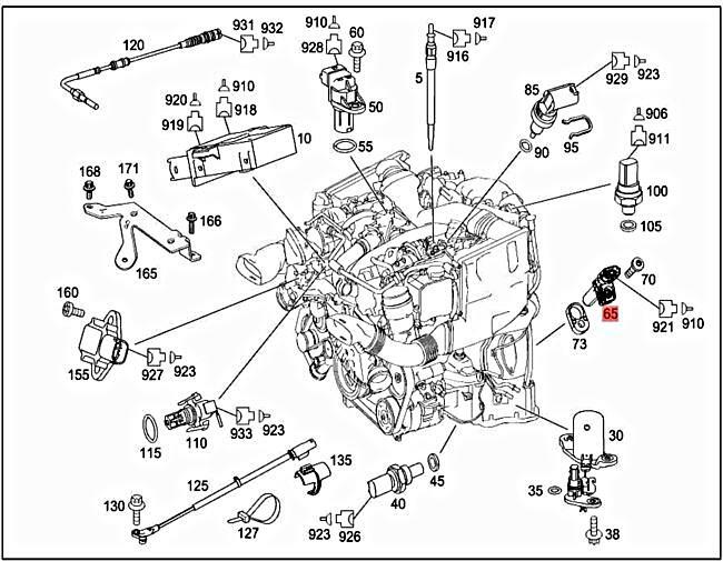 Genuine MERCEDES Position sensor 2769051500 | eBay UK