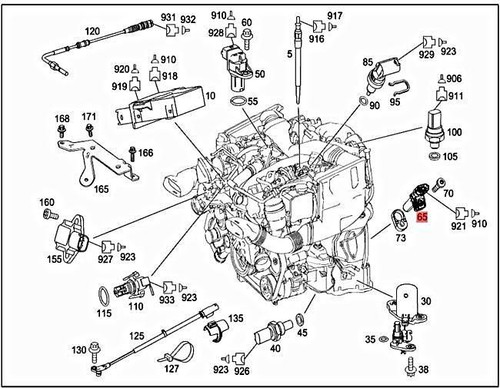 Genuine MERCEDES Position sensor 2769051500 | eBay