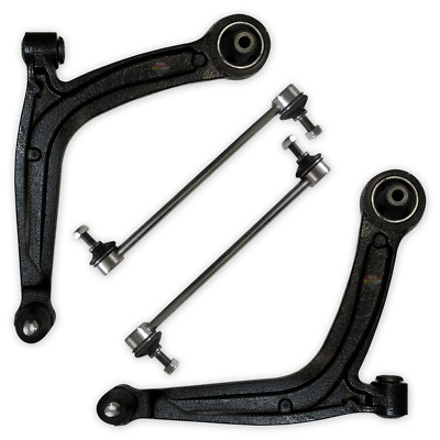FOR FIAT 500 2008>15, PAIR OF FRONT LOWER SUSPENSION WISHBONE ARMS ...