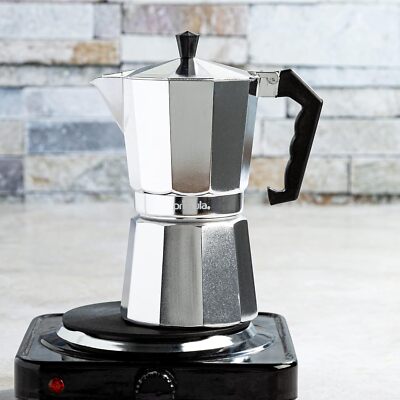 Aluminum Moka Coffee Pot for Gas Electric Stove , Italian Coffee Maker ...