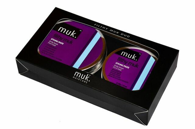 muk Haircare 95g+50g Filthy Firm Hold Paste Styling Products - Duo Pack ...