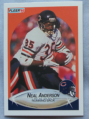 (2) 1990 Fleer NEAL ANDERSON BEARS #288 Football Card | eBay