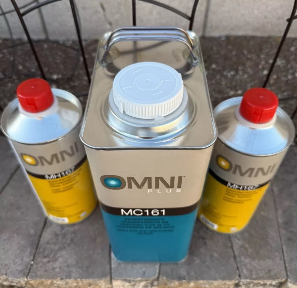 MC161 PPG Omni High Solids Clear One GL & MH168 Or MH167 Hardeners Two ...