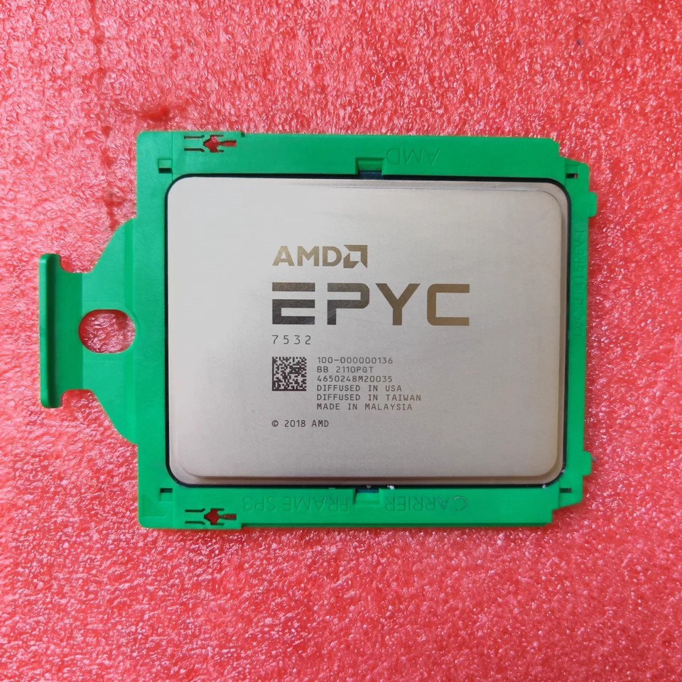 Asrock ROMED8U-2T Motherboard With AMD EPYC 7532 32Cores 64Threads 2 ...