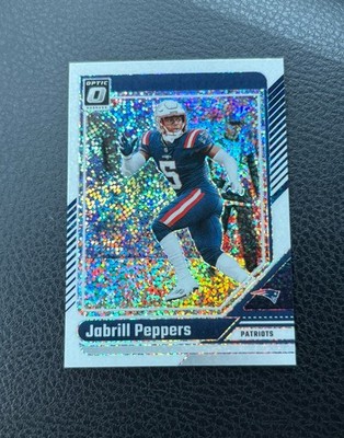 JABRILL PEPPERS 2024 DONRUSS OPTIC WHITE SPARKLE PRIZM PATRIOTS | eBay