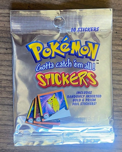 Pokemon Stickers Series 1 Booster pack 1999 Artbox Sealed New | eBay