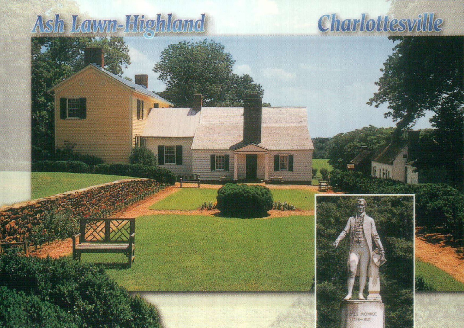 Ash Lawn-Highland James Monroe Home Charlottesville Virginia President ...