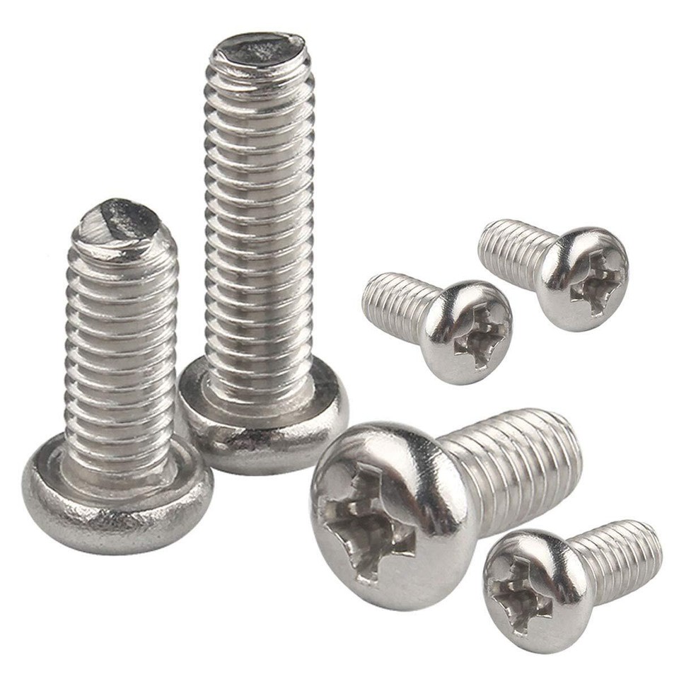 M2-M8 Pan Head Phillips Machine Screws Bolt G316 Marine Grade Stainless ...
