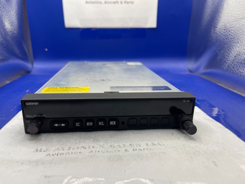 Garmin SL40 VHF COMM RADIO P/N 430-6040-203 WITH FAA FORM 8130-3 | eBay