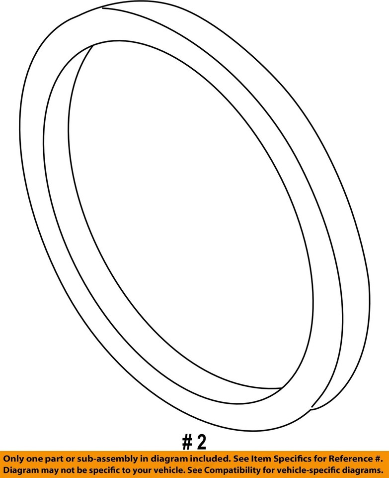 GM OEM 01-23 Express 2500 Cooling Water Pump-Outlet Pipe O-Ring ...