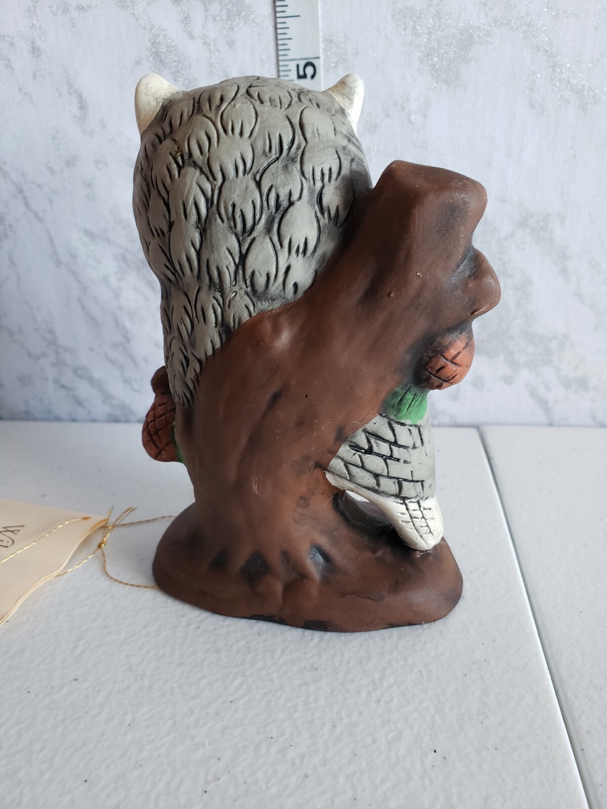 Wildlife By Tolppis Of Pipestone Owl On Tree Statue | eBay