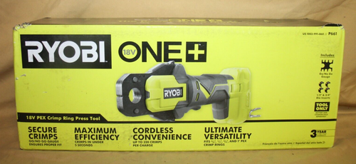 Ryobi ONE + PEX Crimp Ring Press Tool - P661 for sale online | eBay