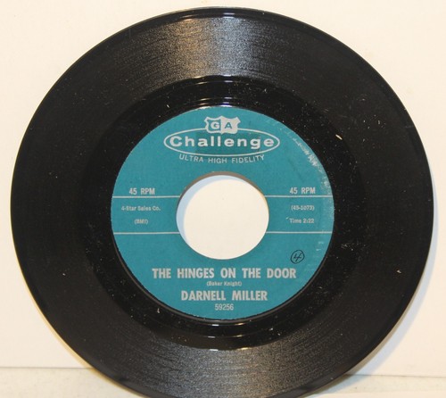 DARNELL MILLER Vinyl 45 Record , Challenge label | eBay