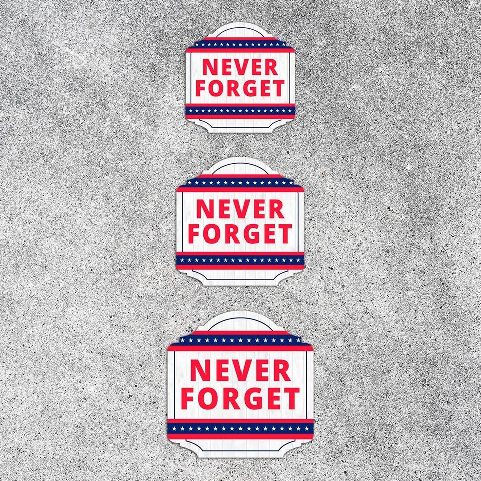 Heritage Plus Never Forget Wall or Door Sign | US Military Decor | eBay