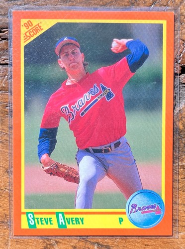 1990 Score Steve Avery Rookie & Traded Promo Prototype #109T Variation ...