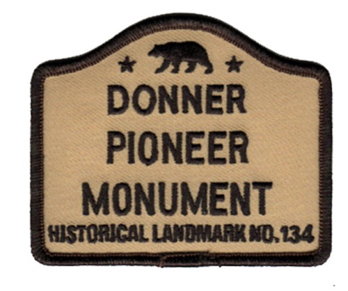 Donner Memorial Monument State Park - California Landmark Sign patch ...