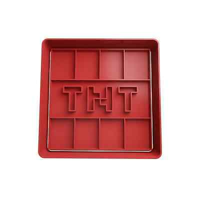 TNT Minecraft Cookie Cutter Biscuit Fondant Ceramic Cutter Embosser | eBay