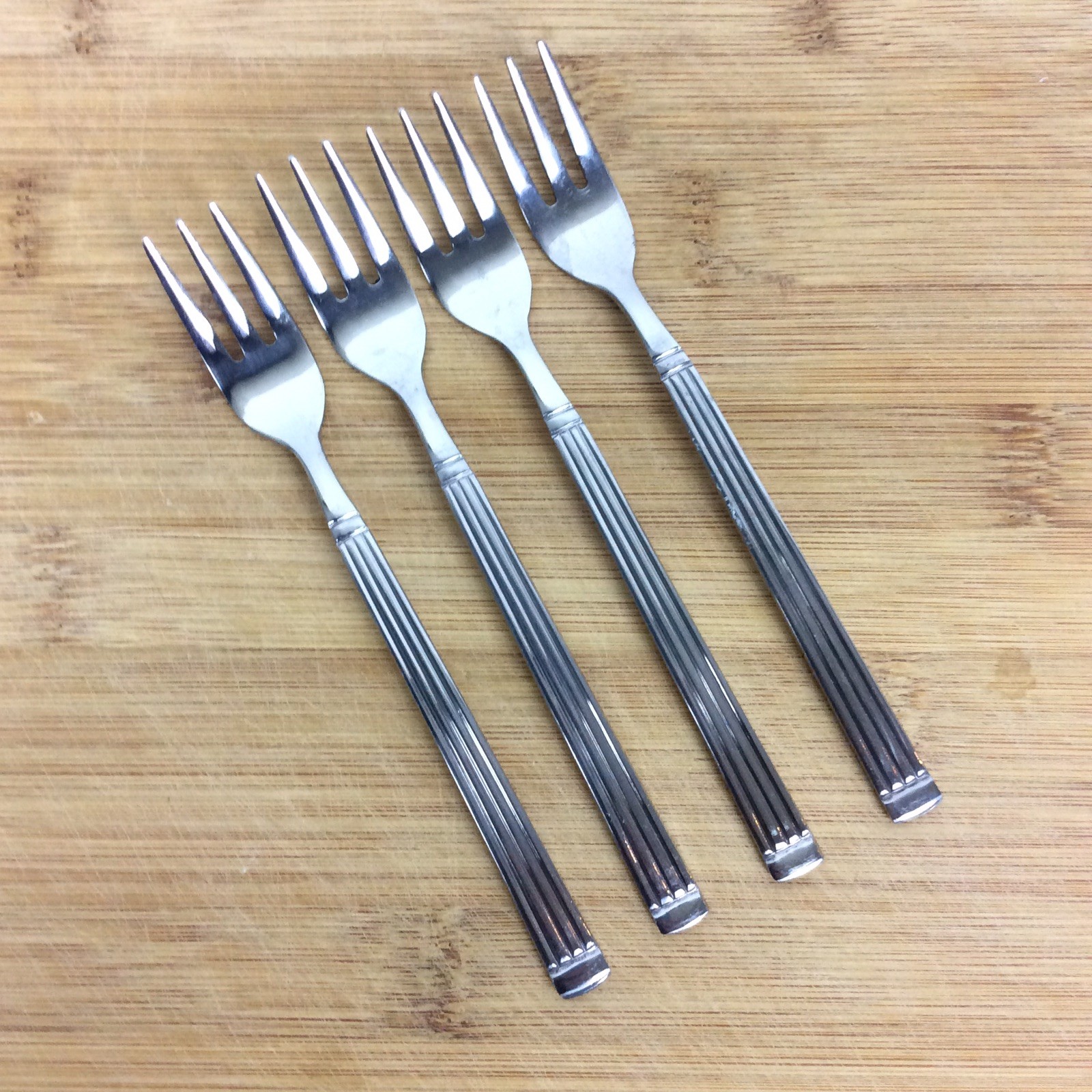 Cocktail Seafood Forks Set Of 4 Unbranded Stainless Steel Korea | eBay