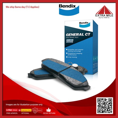 Bendix General CT Brake Pad Set Rear For Mazda MX-6 24V [GE] 2.5L FWD ...