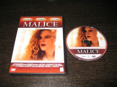DVD MALICE ALEC BALDWIN NICOLE KIDMAN BILL PULLMAN | eBay