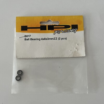 HPI B017 Ball Bearing 4x8x3mm (2) HB Sprint 2 Drift Sprint 2 Sport ...