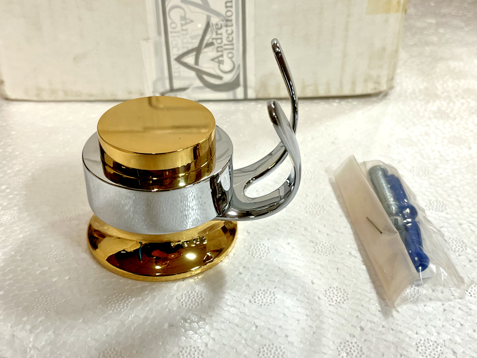Andre Collection AN4034A160AXPG/ PC Robe Hook Polished Gold/Chrome HD55 ...
