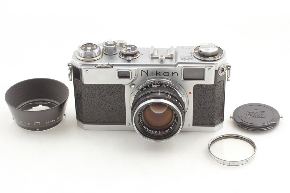 Black Dial 【MINT】 Nikon S2 Rangefinder Film Camera H C 5cm f/2 Lens From JAPAN | eBay