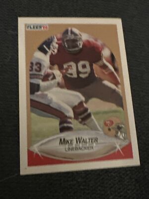 1990 Fleer #16 MIKE WALTER San Francisco 49ers | eBay