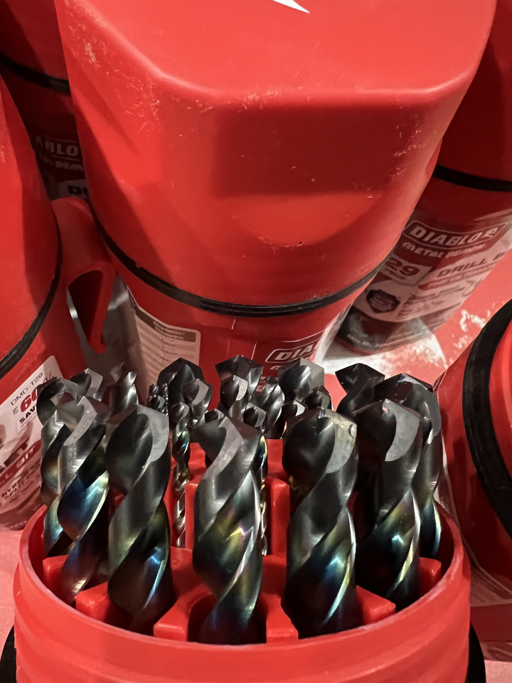 29 pc Metal Demon Drill Bits Set for Mild, Hardened and Stainless ...
