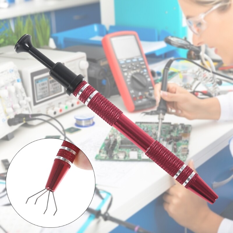 BGA Chip Electronic Component Catch/ 4 Clamp IC Chip Metal Catcher | eBay