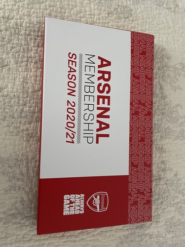 NEW Arsenal FC Official Membership Pack Season 2020/21 Always Ahead of ...