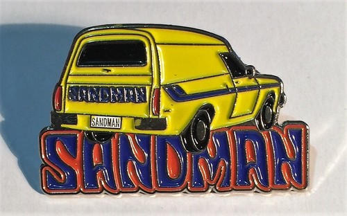 SANDMAN Holden (yellow) Quality Metal Car Badge, Hat Pin, Lapel Pin, 2 ...