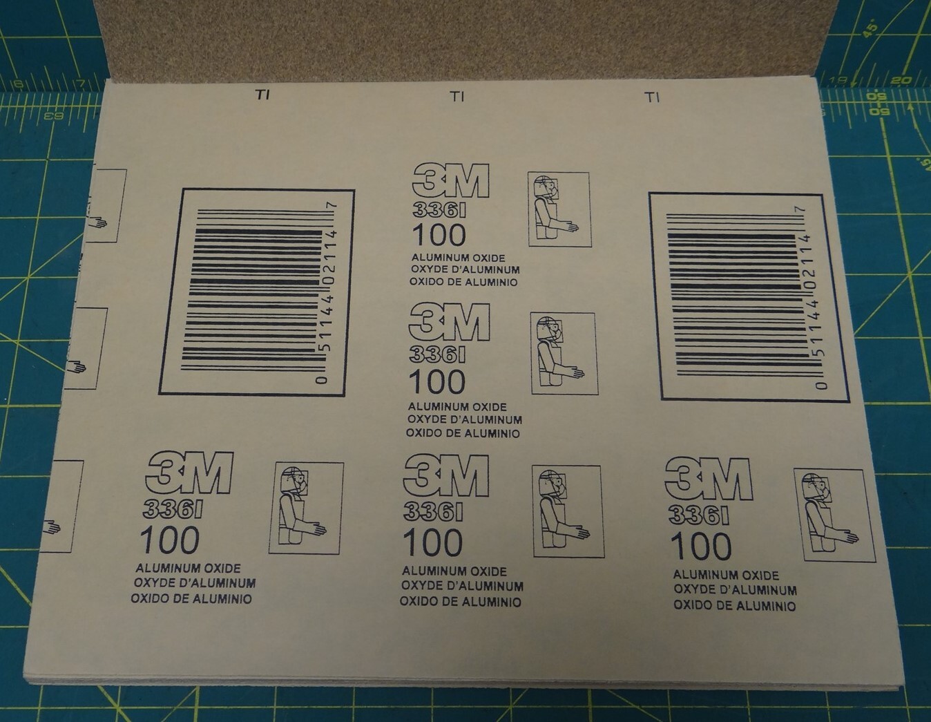 3M+02114+Sandpaper+Aluminum+Oxide+Medium+100+Grit+Brow for sale online ...