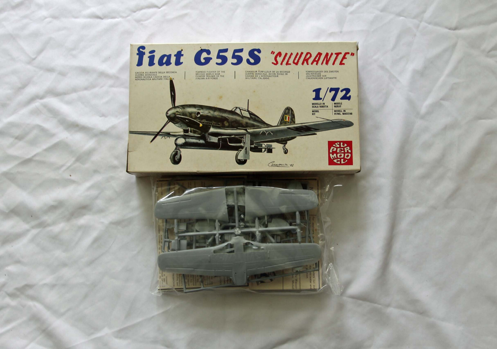 Supermodel Fiat G55S Silurante 1:72 Plastic Model Kit #10-007 Complete ...