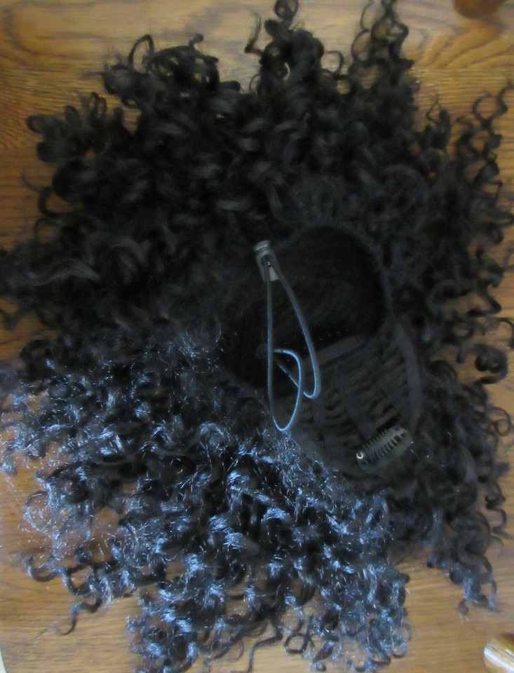 Outre Spiral Curls Ponytail Short dark brown | eBay