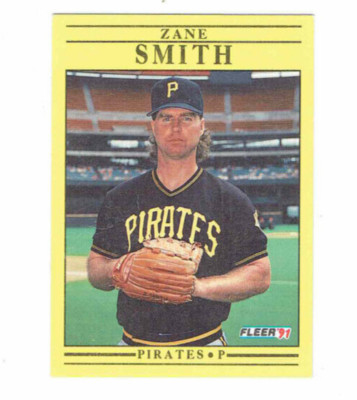 Zane Smith Pittsburgh Pirates Pitcher #51 Fleer 1991 #Baseball Card | eBay