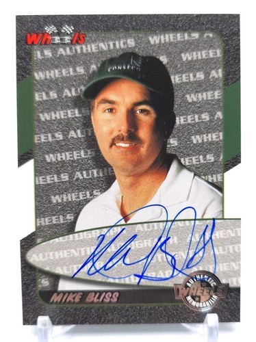 2000 Wheels MIKE BLISS Authentic Autograph On Card Auto NASCAR Busch Series | eBay