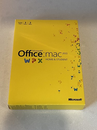 Office Mac Home & Student 2011 | eBay