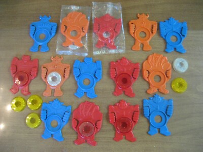 14 Vintage 1985 Kellogg's Bike Spoke Reflector Robot/Transformer Cereal ...