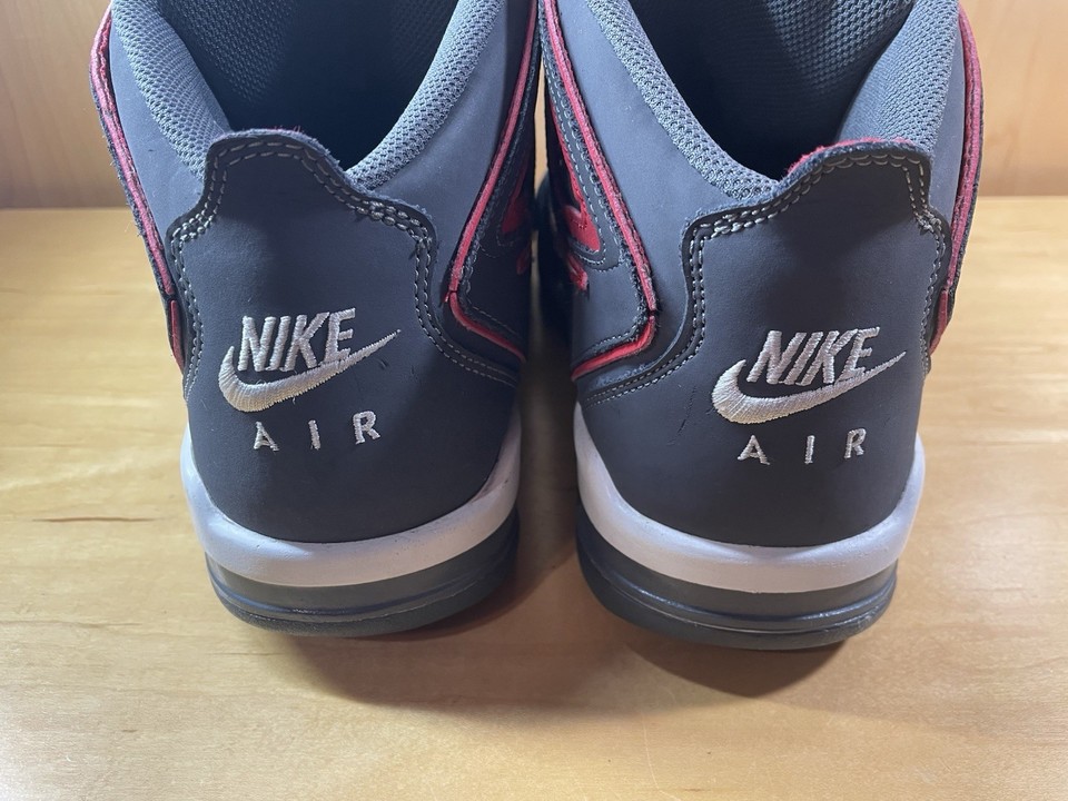 2011 Nike Air Flight Mens Sz 10.5 Red-white-grey-black 397204-016 High ...