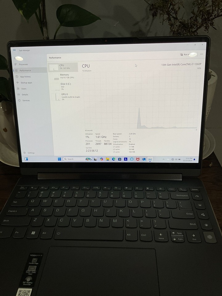 Lenovo YOGA 9 14IRP8 2-IN-1 Core™ i7-1360P 1TB SSD 16GB 14" 2200 MHz ...