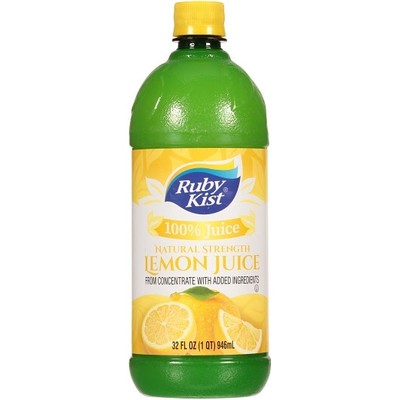 Ruby Kist Lemon Juice, 32 Fluid Ounces, 12 Per Case | eBay
