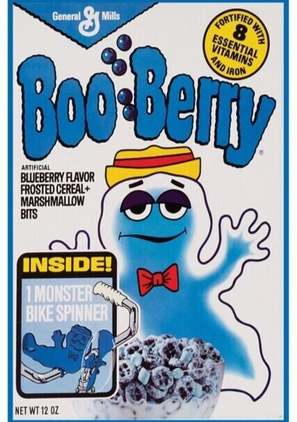 Vintage Boo Berry Cereal Ad Reproduction Print Advertising 17x12 | eBay