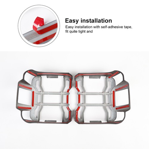 2pcs Rear Tail Light Lamp Guard Cover Trim Protect for Jeep Wrangler ...