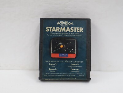 Starmaster (Atari 2600, 1982) Cart Only | eBay