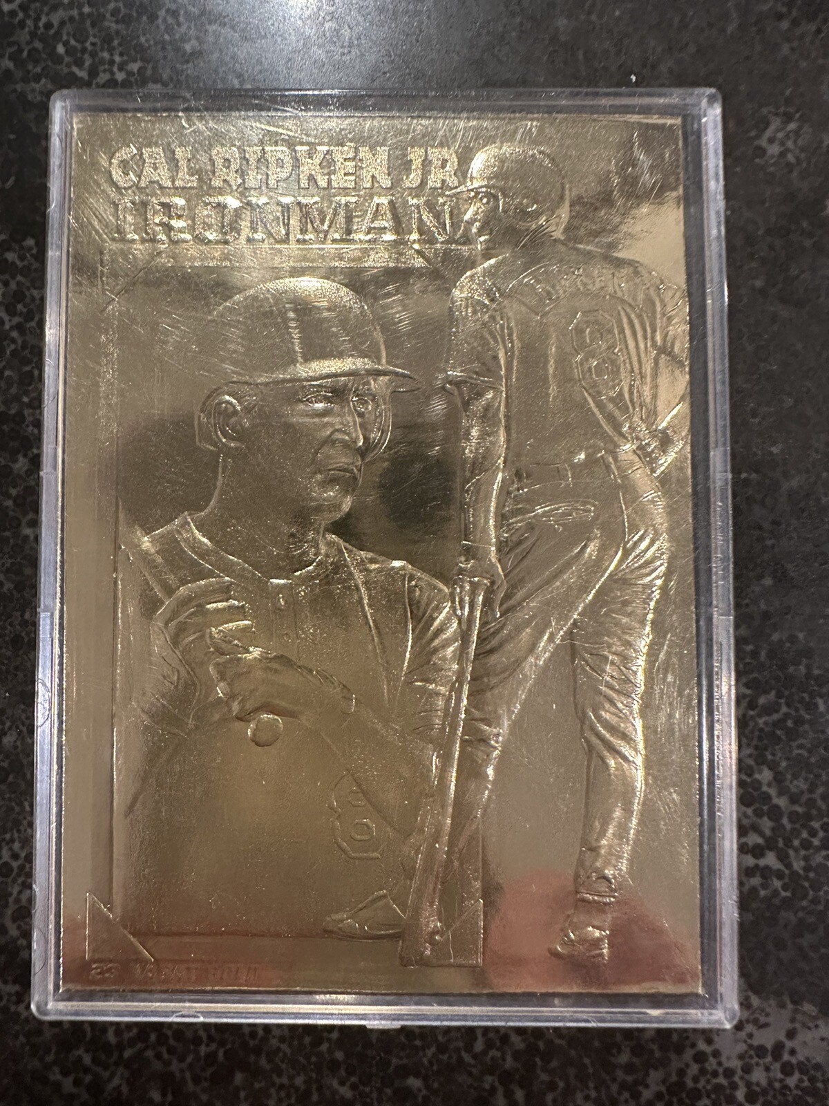 Cal Ripken Jr. Baltimore Orioles 1995 Bleachers 23KT Gold Foil Ironman ...