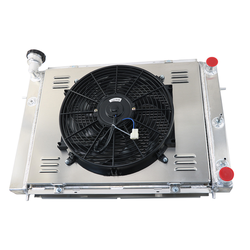 3Row Aluminum Radiator Shroud Fan Kit For HOLDEN COMMODORE VL RB30 ET ...