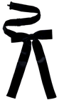 NEW Black Colonel Sanders Western Kentucky Cowboy String Bow tie Square ...