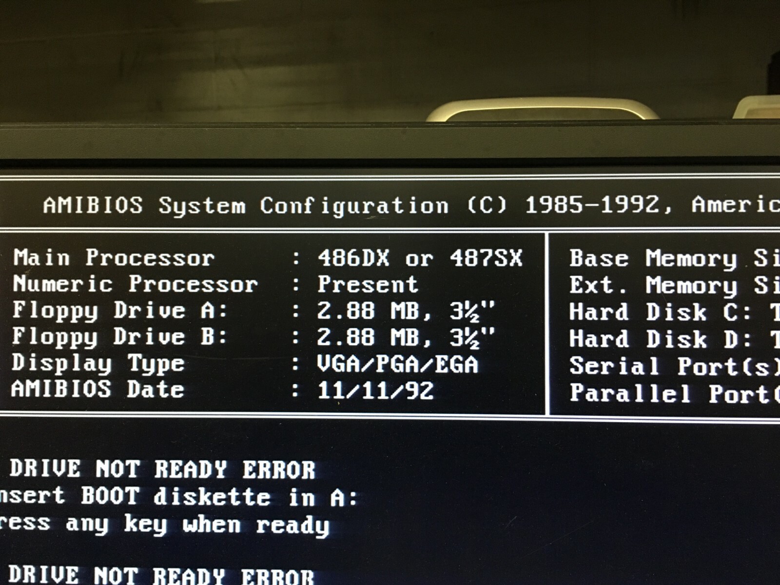 GEM Desktop Graphics 486 Vintage Desktop ISA Slots DOS 6.20 486DX 487SX ...