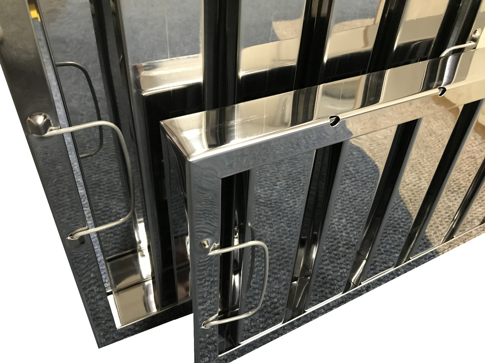 Baffle Kitchen Canopy Grease Filter - 496 (W) x 496 (H) x 45 (D) mm ...